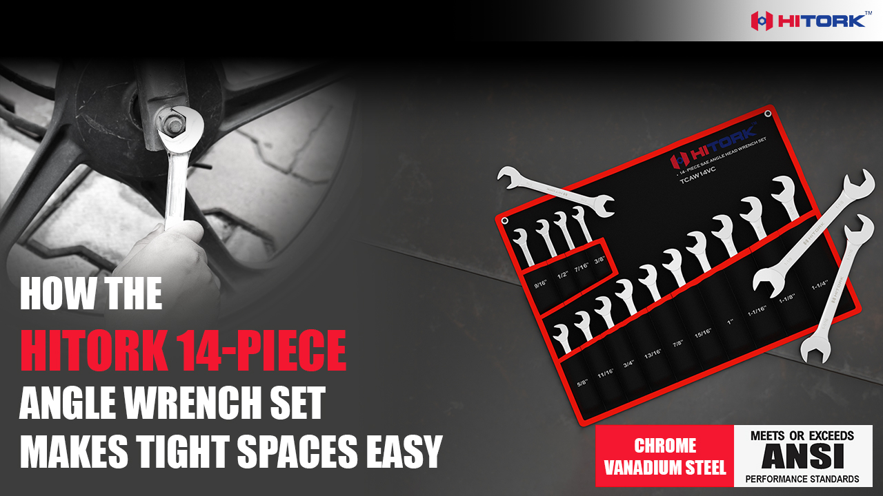 HITORK - How the HITORK 14-Piece Angle Wrench Set Makes Tight Spaces Easy